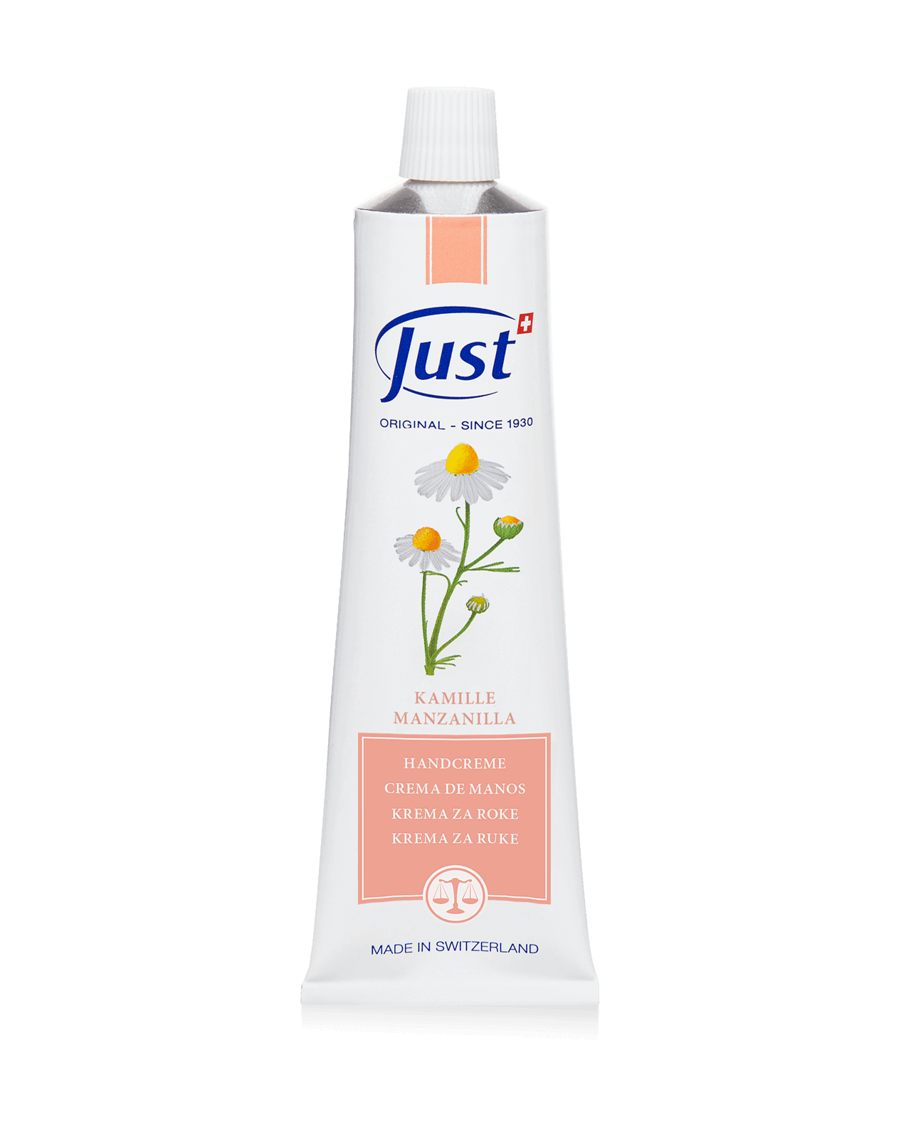 Krema za roke kamilica Just - Veliko mehkosti za vedno gladke roke