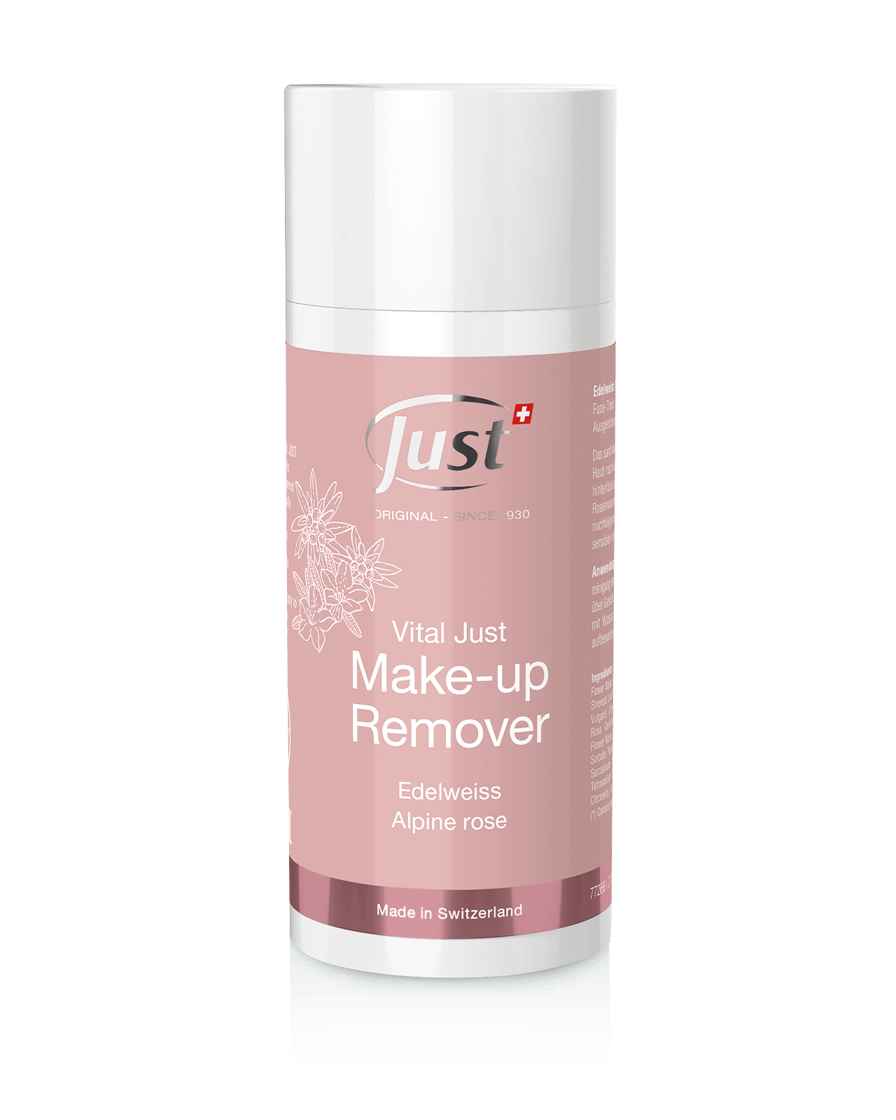 Odstranjevalec ličil Just - Za nežno odstranjevanje ličil z obraza, oči ...